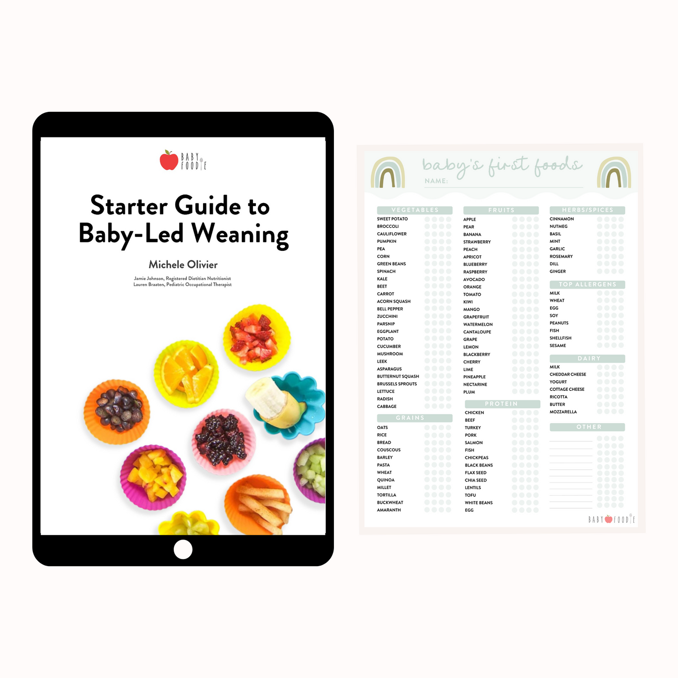 Starter Guide to Baby-Led Weaning + First Foods Checklist – Baby FoodE ...