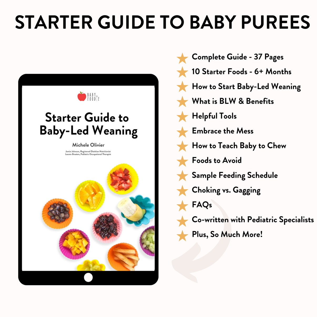 Starter Guide to Baby-Led Weaning + First Foods Checklist – Baby FoodE ...